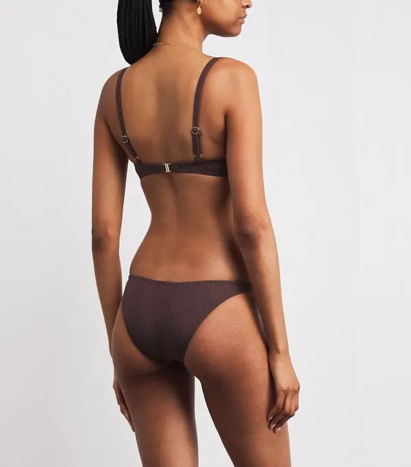 Melissa Odabash Ribbed Montenegro Triangle Bikini Top