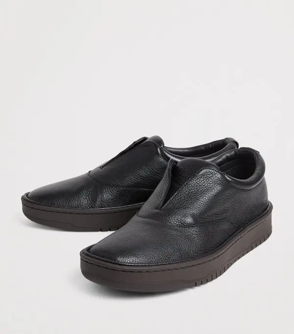 Giorgio Armani Deerskin Slip-ons