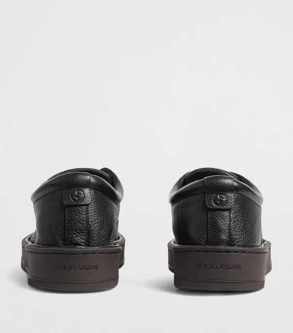 Giorgio Armani Deerskin Slip-ons