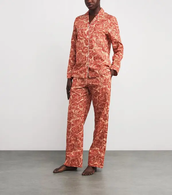 Derek Rose Cotton Ledbury Pyjama Set