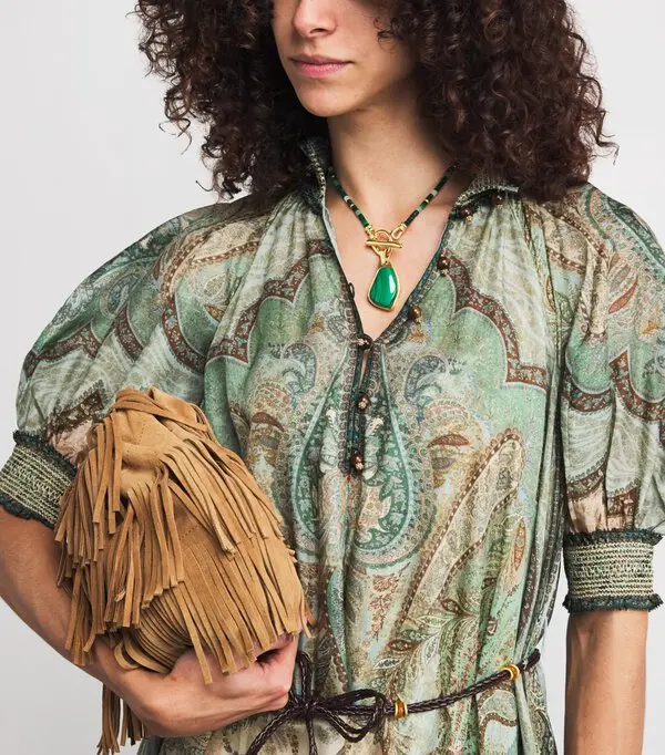 Zimmermann Malachite Beaded Ore Necklace