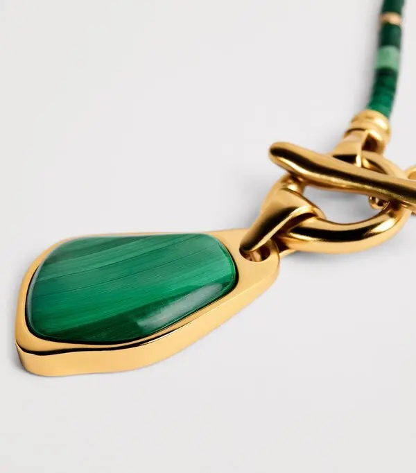Zimmermann Malachite Beaded Ore Necklace