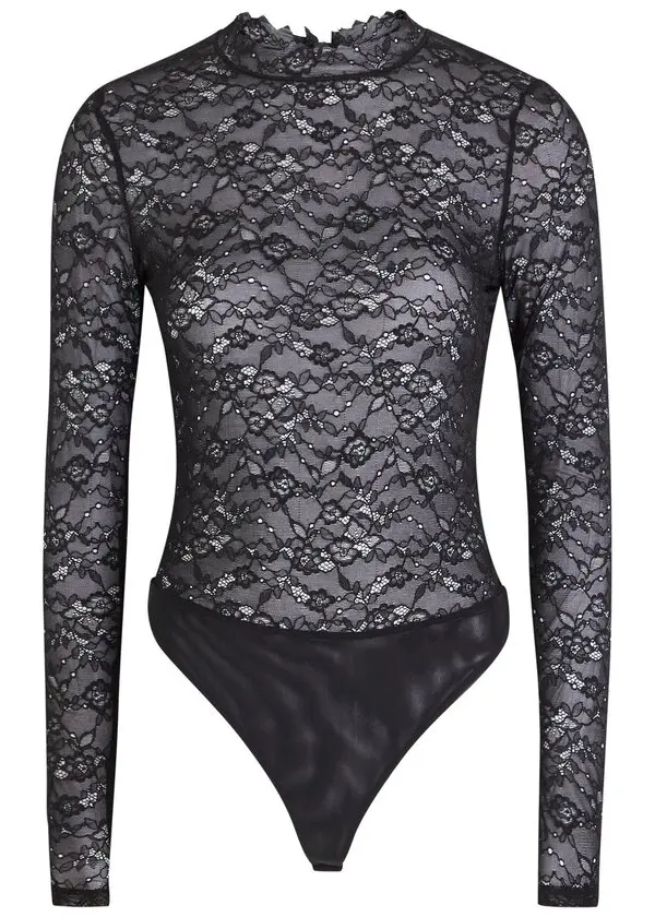 Alice + Olivia Taeyn Lace Bodysuit