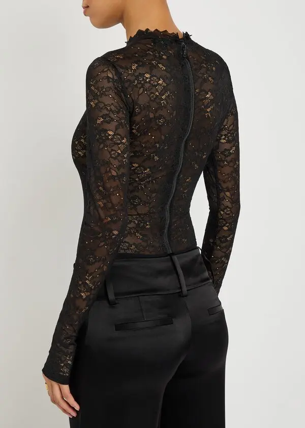 Alice + Olivia Taeyn Lace Bodysuit