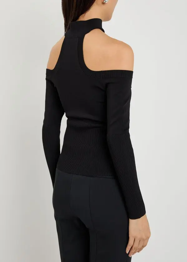 Simkhai Lila Choker-effect Knit Top