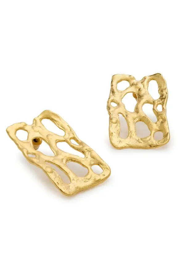 LYNYER Mystic 24kt-plated Drop Earrings