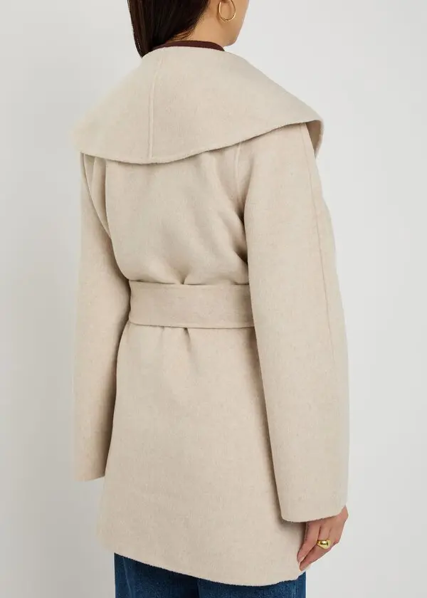 Varley Edgemere Belted Wool-blend Coat