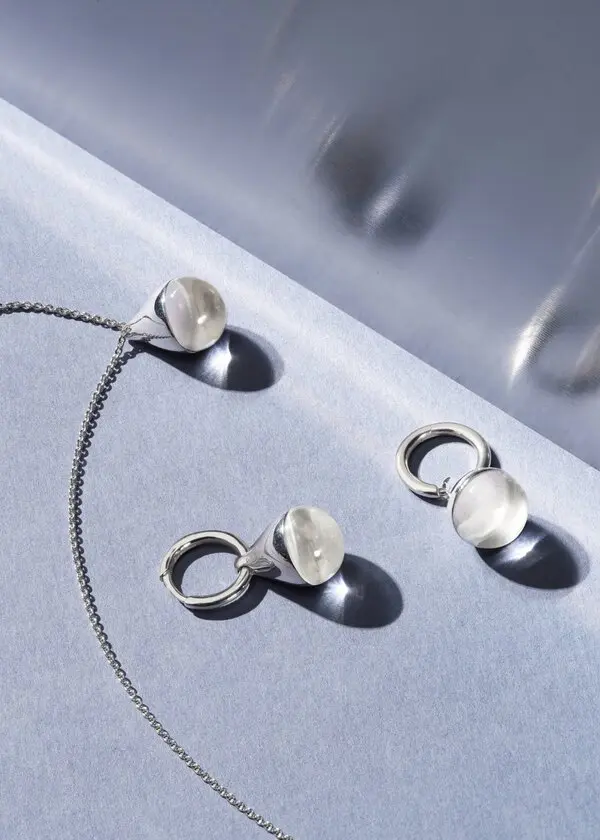 OTIUMBERG Stilla Quartz Drop Earrings