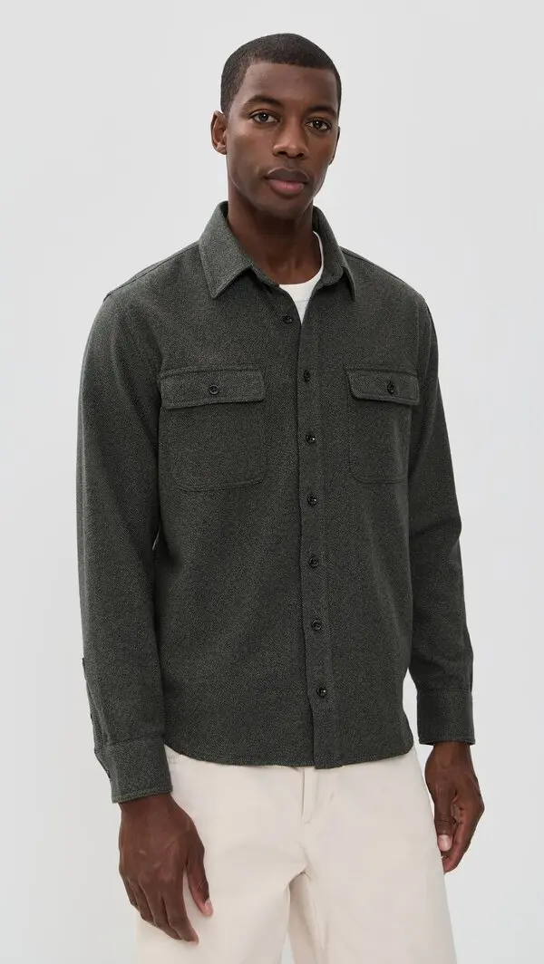 Taylor Stitch The Ledge Twill Shirt - Pine