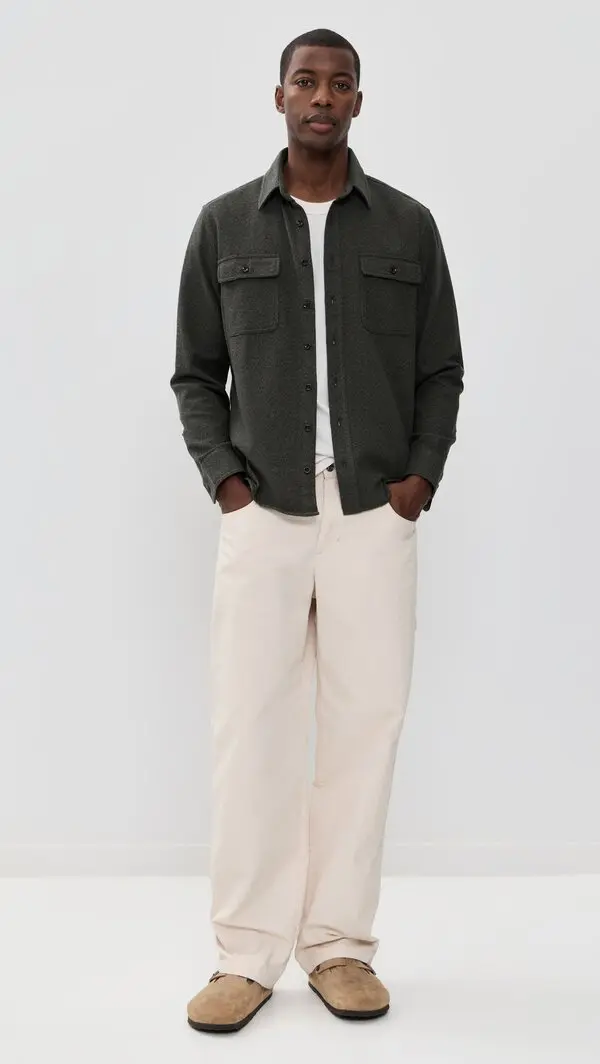 Taylor Stitch The Ledge Twill Shirt - Pine