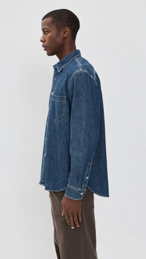 ALEX MILL Easy Shirt In Denim