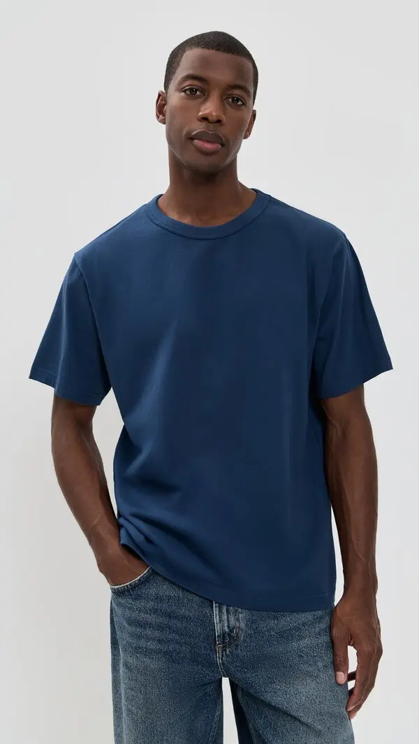 POWER GOODS Archive Tee - Navy