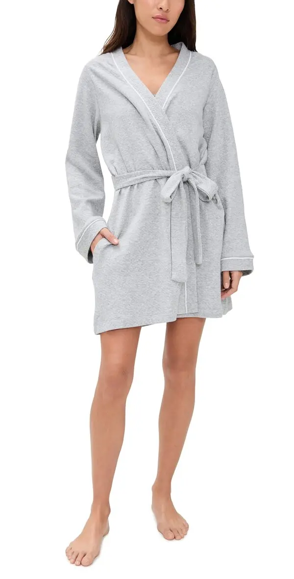 Morgan Lane Nala Robe - Heather Grey