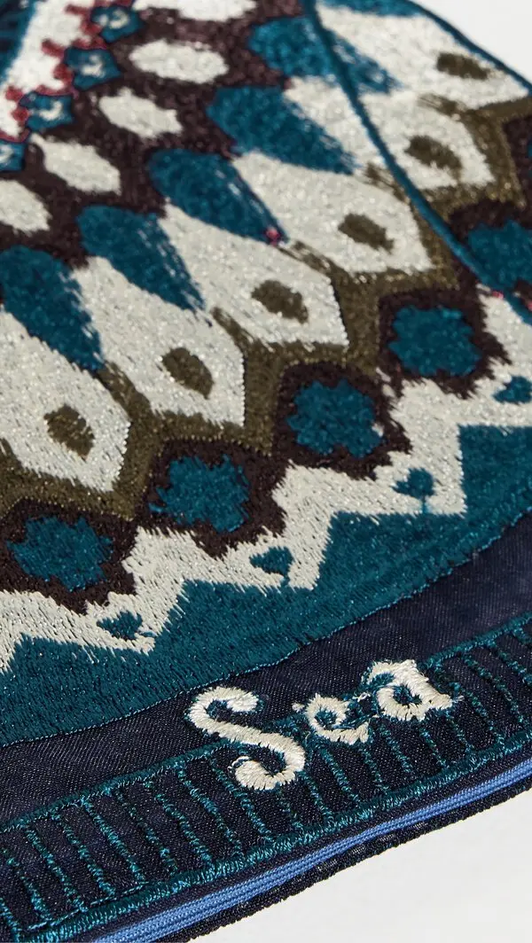 Sea Brigitte Tanaka X Antonia Fair Isle Coin Purse