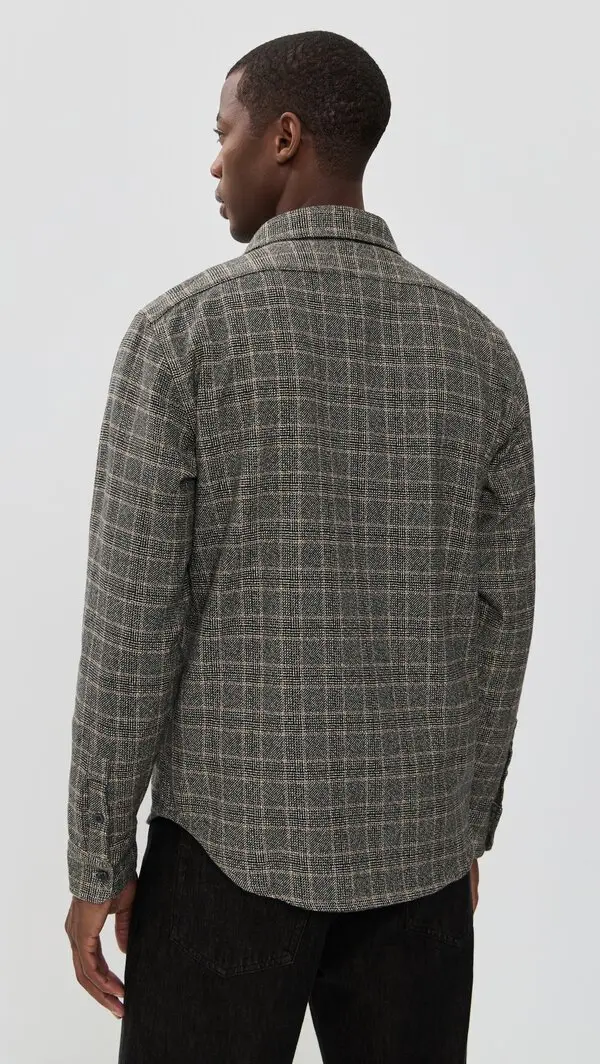 Taylor Stitch The Ledge Plaid Twill Shirt - Coal