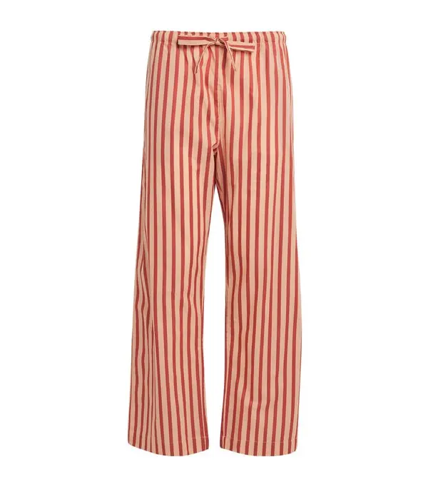 Derek Rose Cotton Capri Pyjama Bottoms - Red