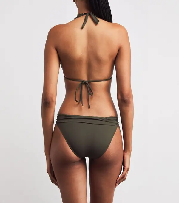 Melissa Odabash Grenada Halterneck Bikini Top - Green