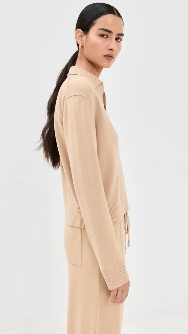 Simkhai Long Sleeve Polo