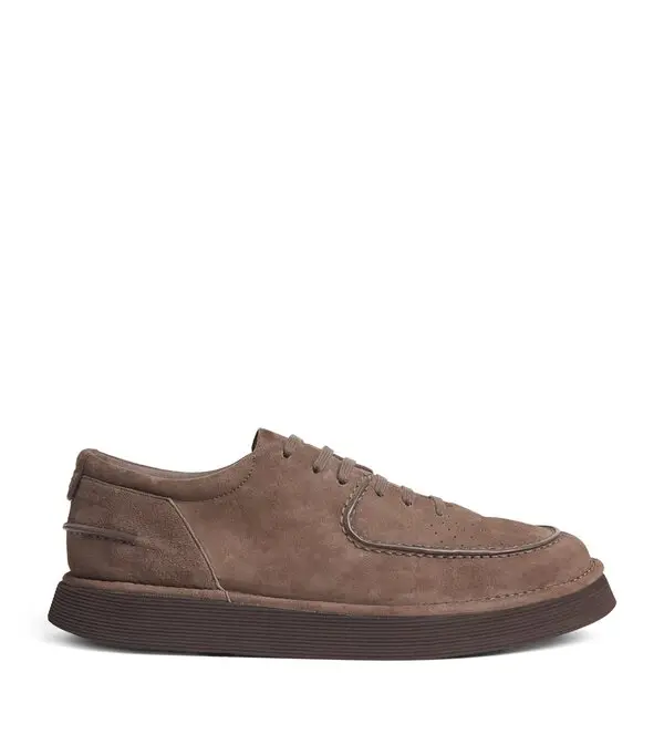 Giorgio Armani Suede Oxford Shoes