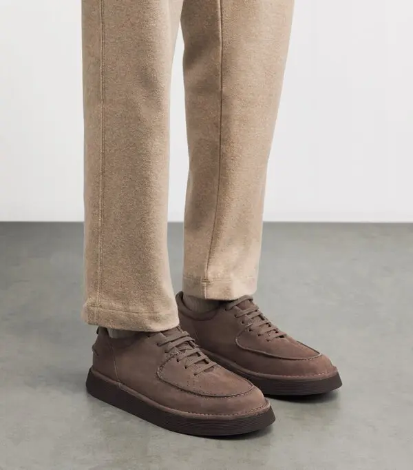 Giorgio Armani Suede Oxford Shoes