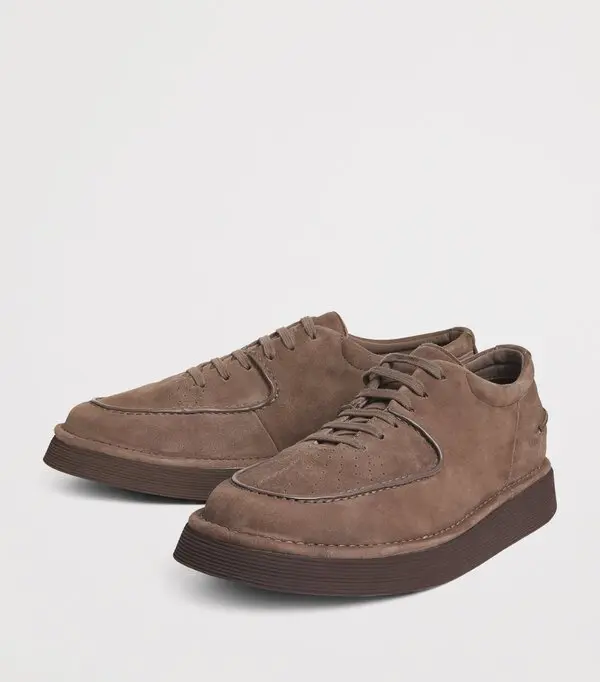 Giorgio Armani Suede Oxford Shoes