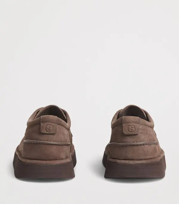 Giorgio Armani Suede Oxford Shoes