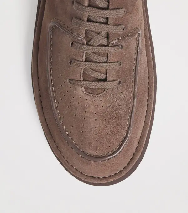 Giorgio Armani Suede Oxford Shoes
