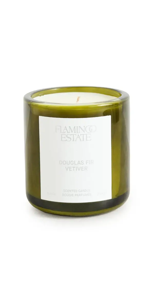 FLAMINGO ESTATE Douglas Fir & Ancient Vetiver Candle - Green