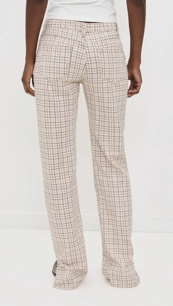 Lioness Alabama Plaid Jeans