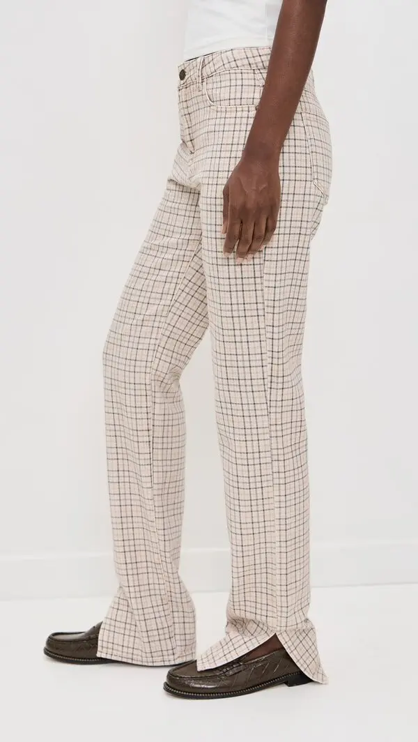 Lioness Alabama Plaid Jeans