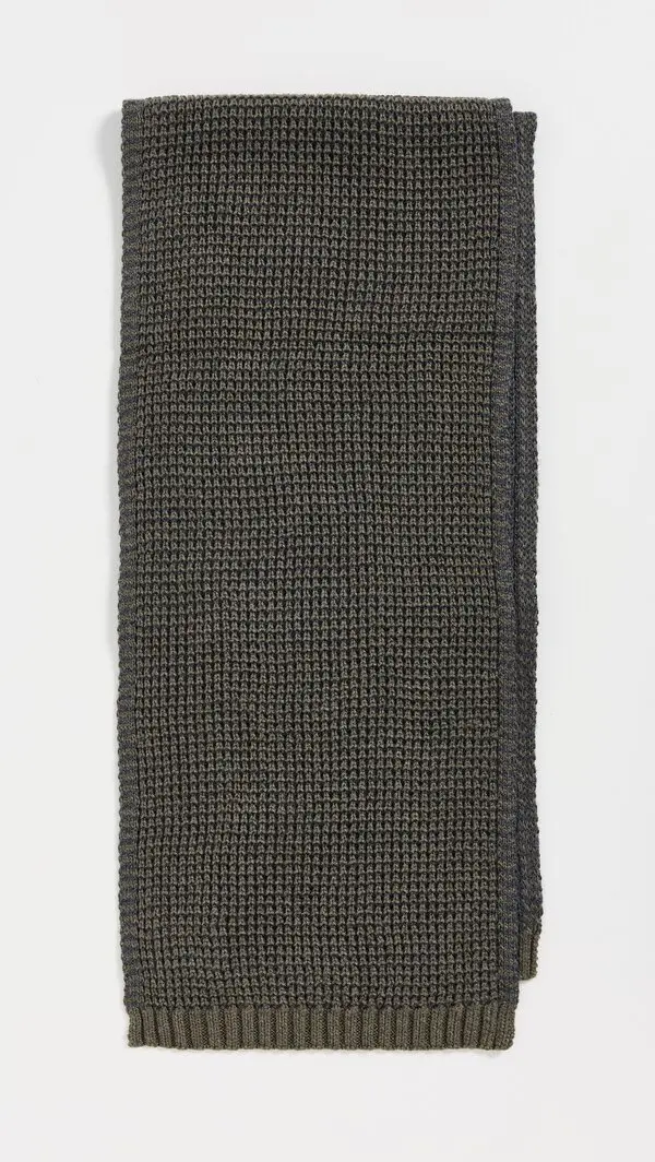 Faherty Brand Plaited Waffle Scarf