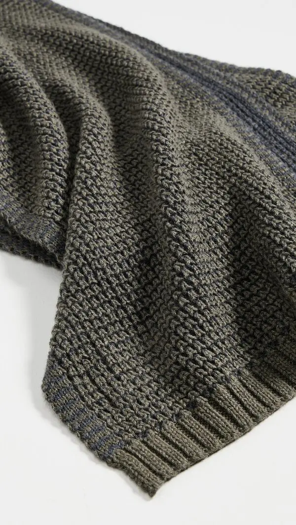 Faherty Brand Plaited Waffle Scarf