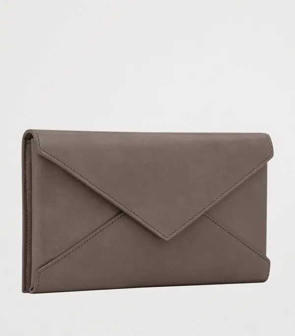 Saint Laurent Large Letter Wallet - Grey