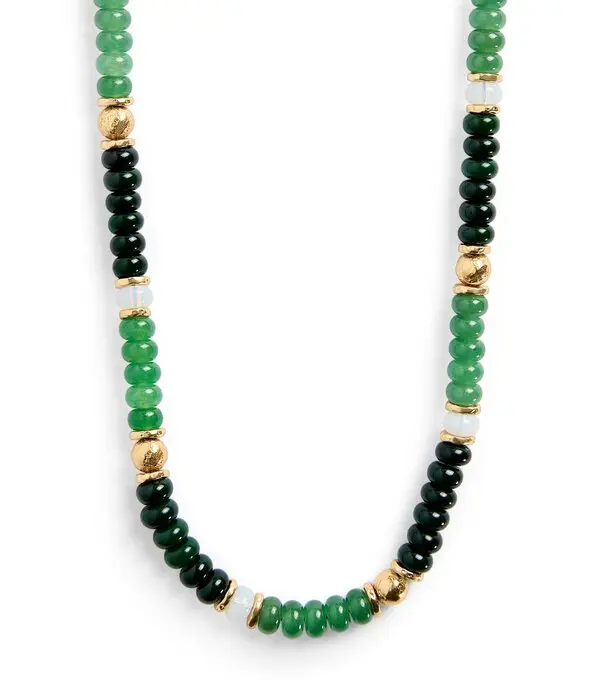 Zimmermann Malachite Beaded Necklace - Green