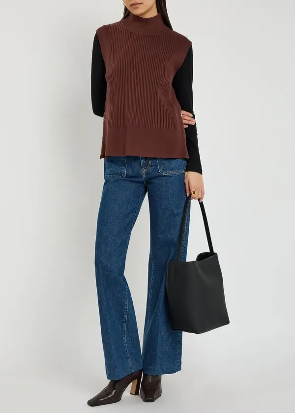 Varley Lois Ribbed Knit Top