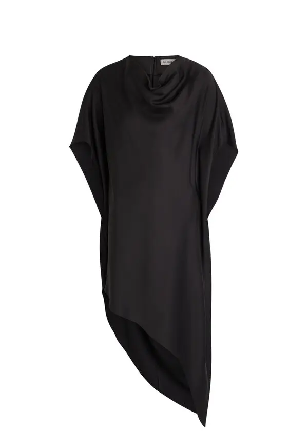 Simkhai Sadia Asymmetric Satin Mini Dress
