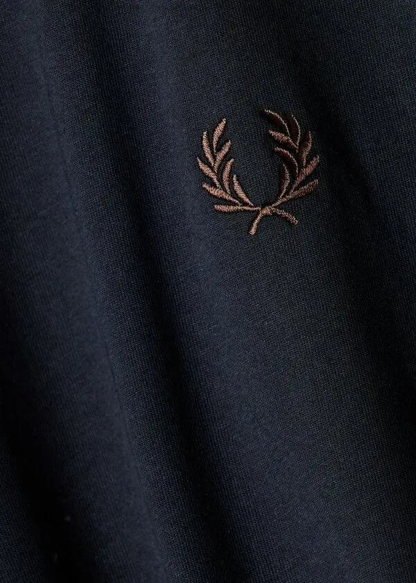 Fred Perry Twin Tipped Logo Cotton T-shirt - Navy