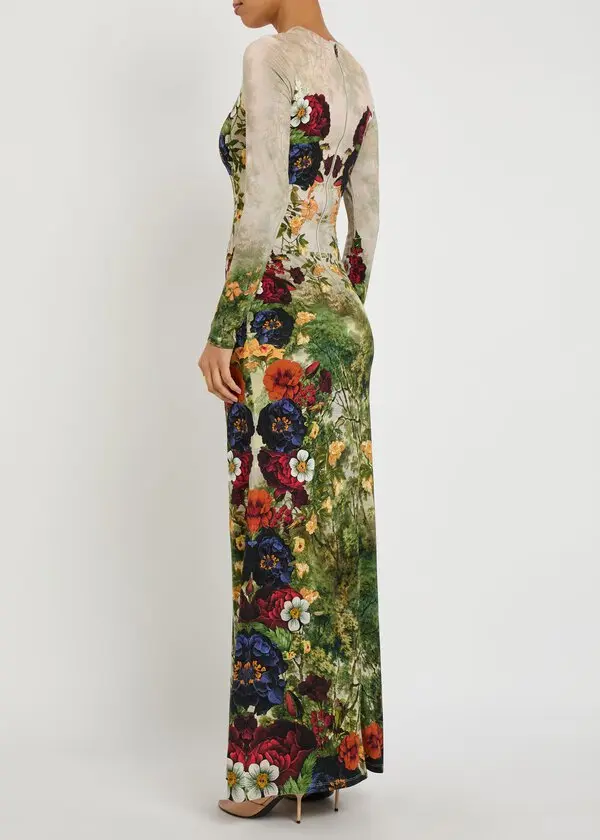 slim fit dress slacks Alice + Olivia Multi Print Dress sz 4 l Michael's Luxury Consignment –  Michael's Consignment NYC main image 1