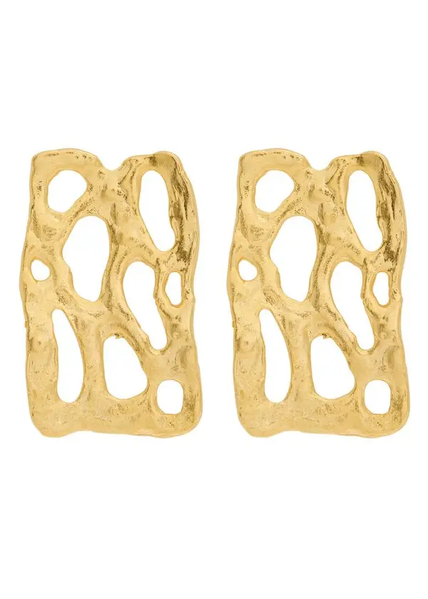 LYNYER Mystic 24kt-plated Drop Earrings - Gold