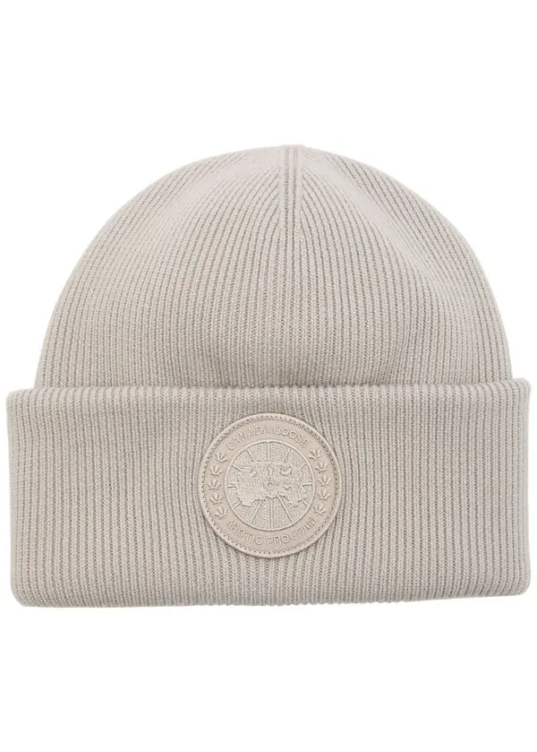 Canada Goose Arctic Ribbed Wool Beanie - Grey