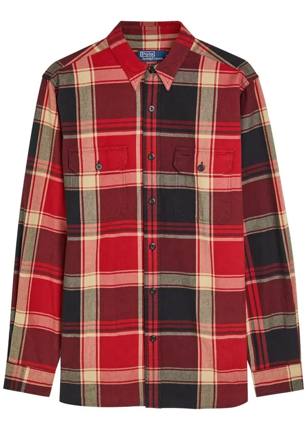 Polo Ralph Lauren Checked Cotton Shirt - Red