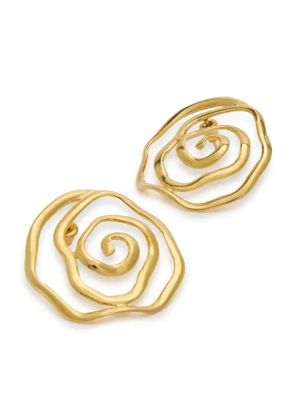 LYNYER Floral Vortex Drop Earrings