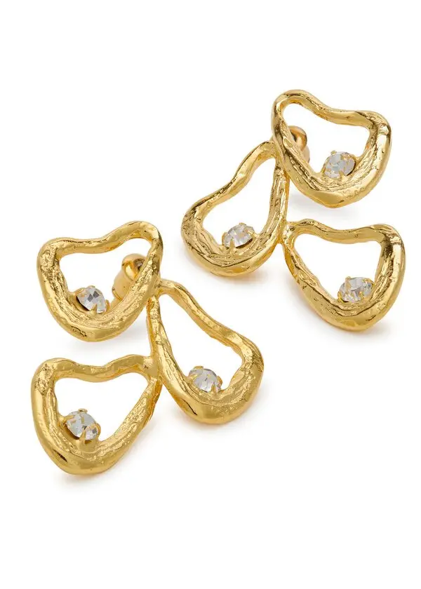 LYNYER 24kt -plated Drop Earrings