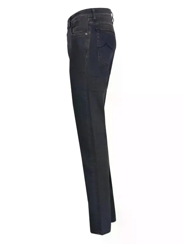 Jacob Cohen Logo-patch Jeans - Blue
