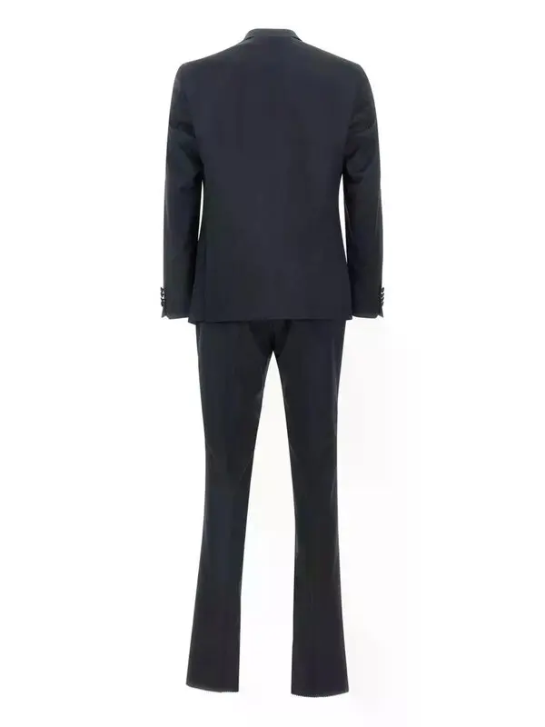 MARCHESANI Satin Trim Three-piece Suit