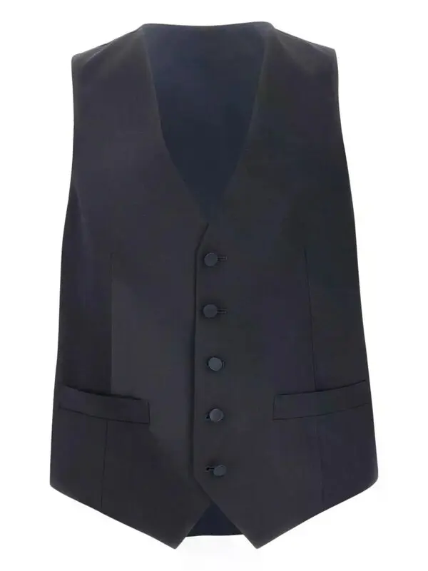 MARCHESANI Satin Trim Three-piece Suit