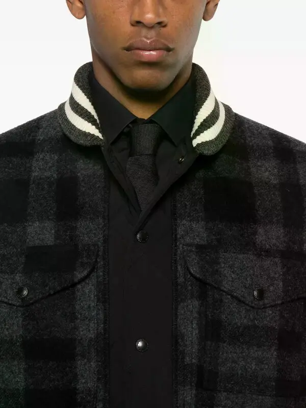 Junya Watanabe Check Panelled Jacket