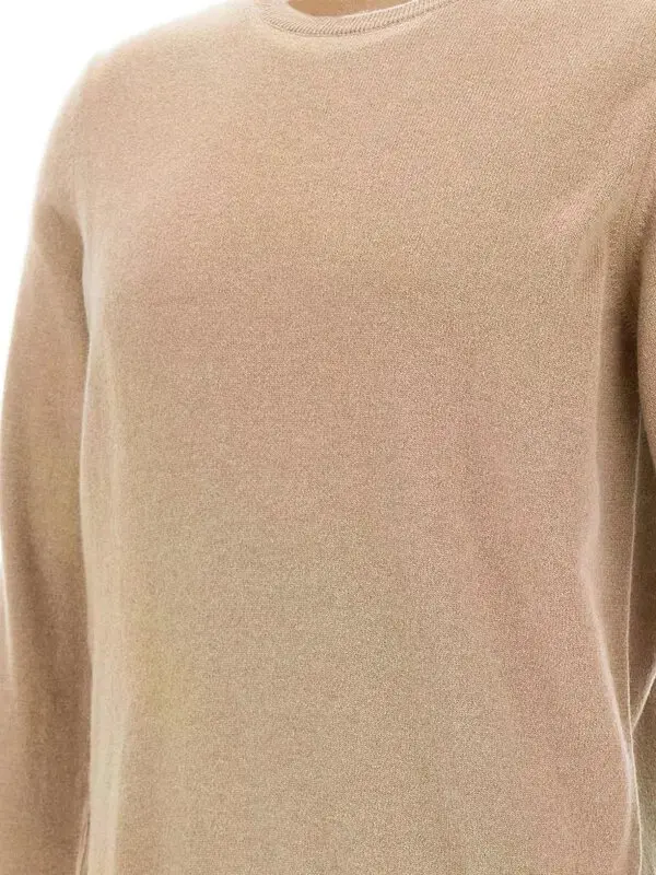 KANGRA Long-sleeved Crew Neck Sweater - Neutrals