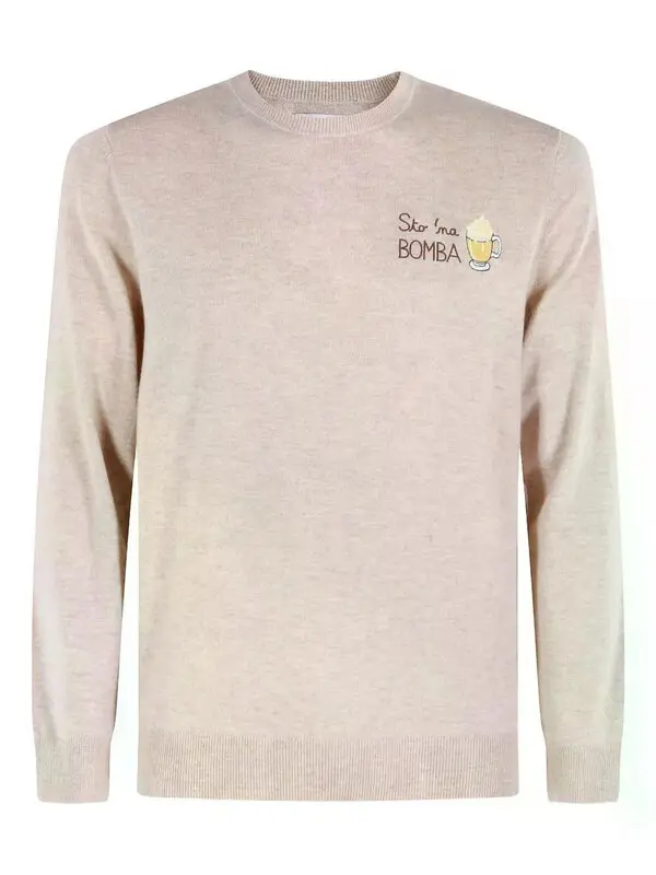 MC2 SAINT BARTH Heron Crew-neck Sweater - Neutrals