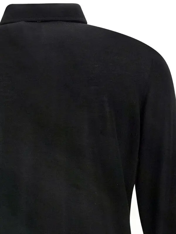 FILIPPO DE LAURENTIIS Long-sleeves Ribbed Polo Shirt